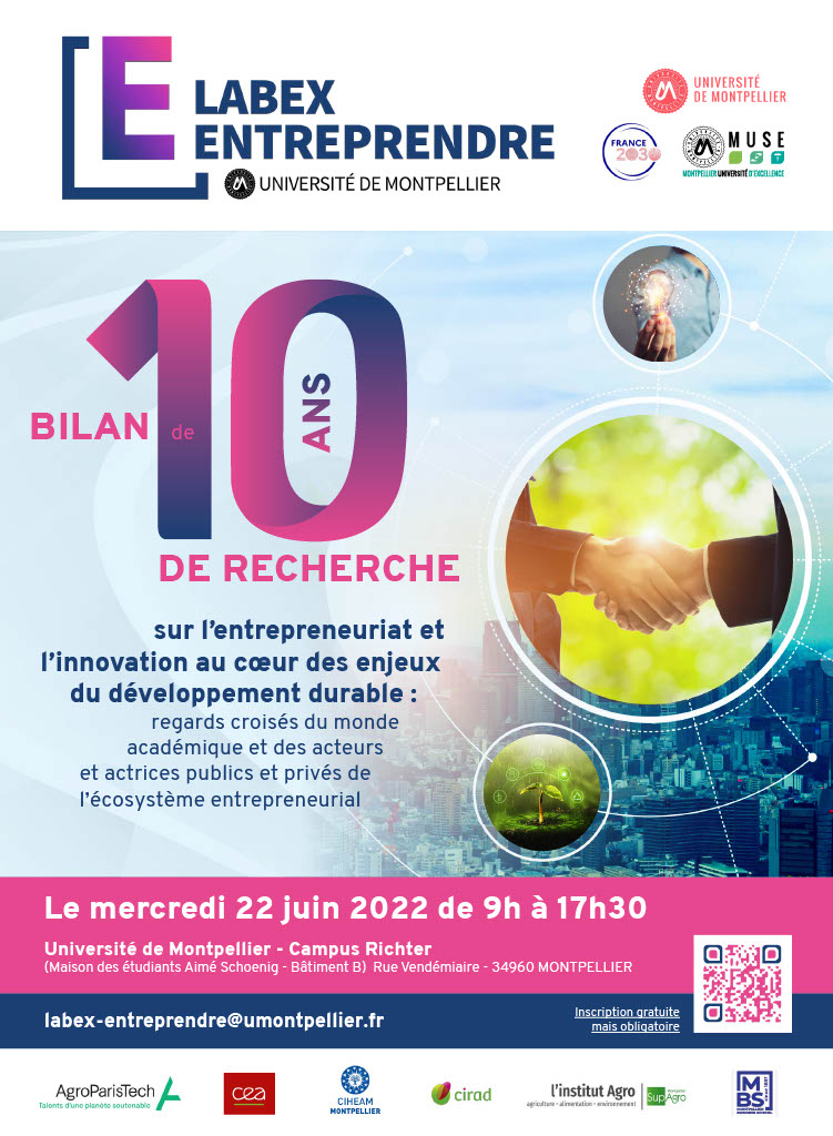 Le LabEx Entreprendre fête ses 10 ans ! | RSE Occitanie